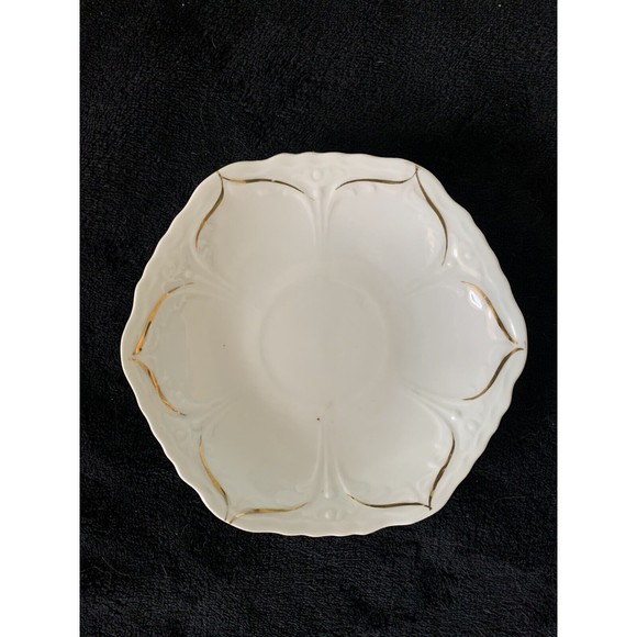 Orla | Kitchen | Vintage Antique Orla Germany Saucer Ivory Gold Color ...